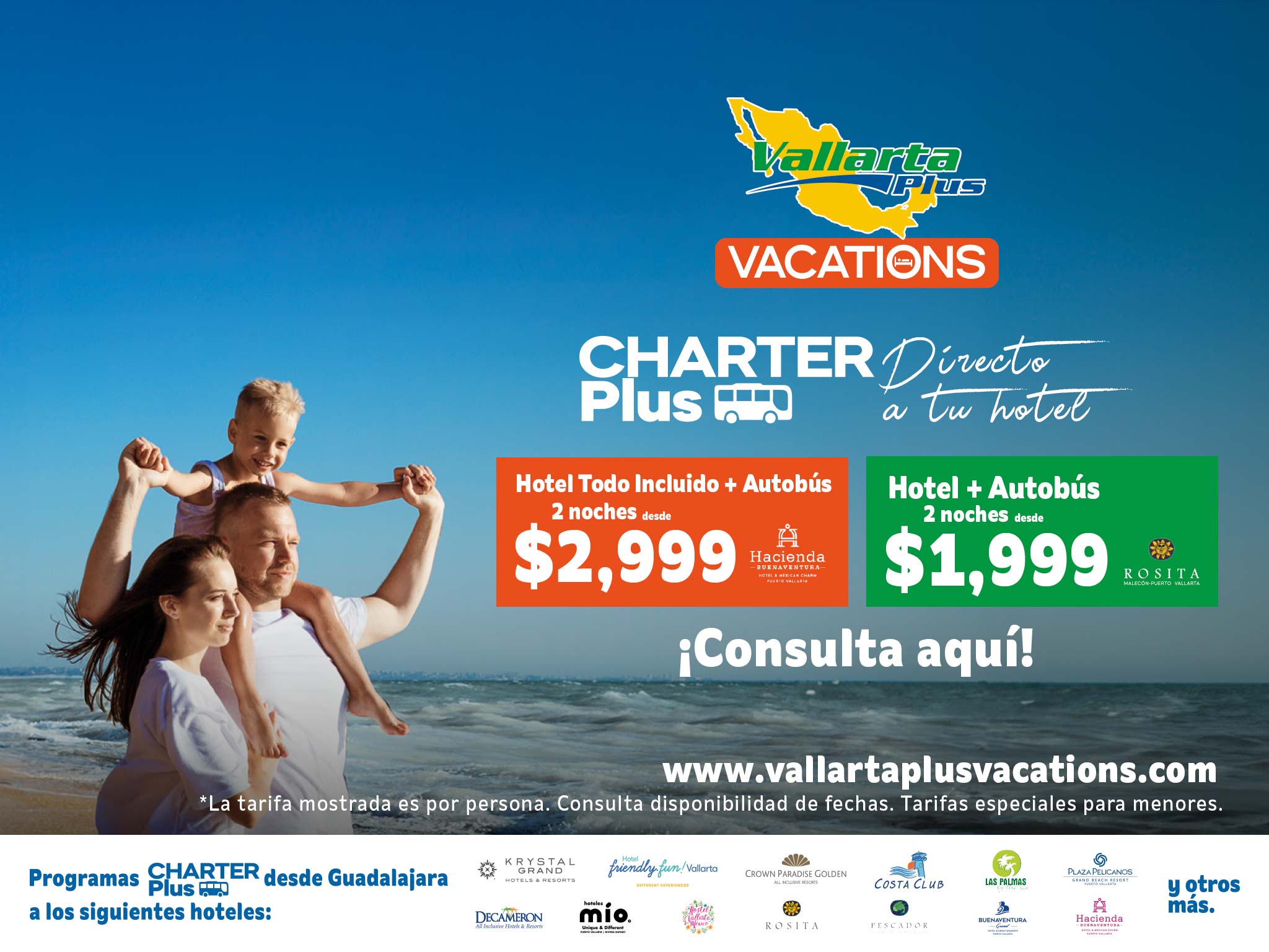 Vallarta Plus - Comprar boletos
